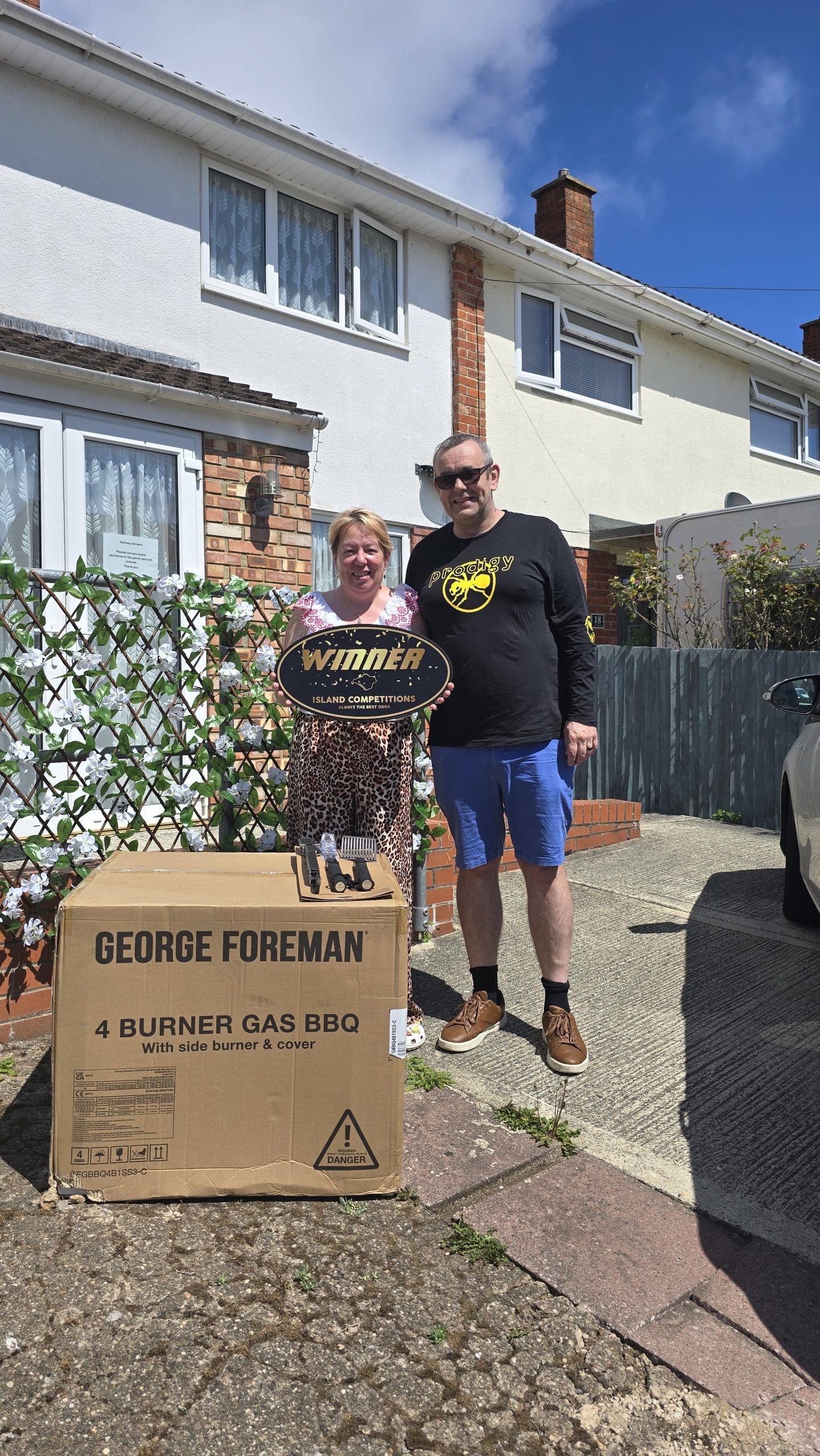 Winner of the George Forman Gas BBQ | Island Competitions