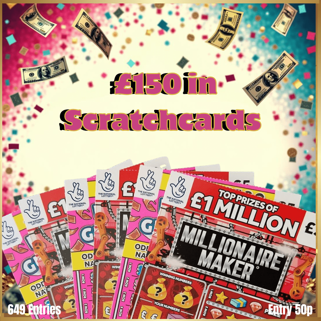 £150 in Scratchcards | Island Competitions