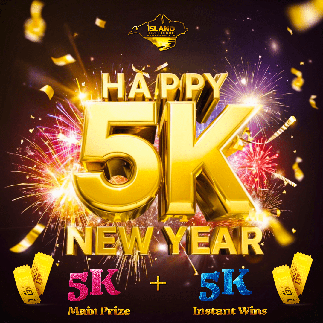 Happy £5k New Year ~~~~~~~~ | Island Competitions