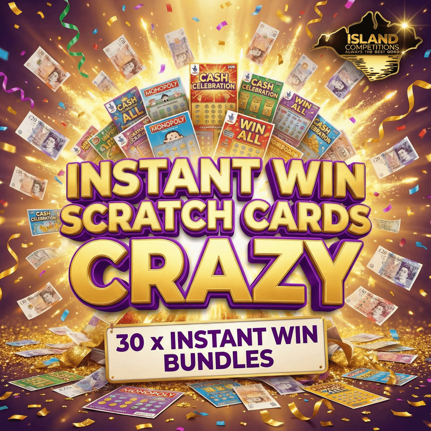 Instant Win Scratch Cards Crazy ~~~~~~~~~~~~~ ~~~~~~~~~~~~ | Island ...