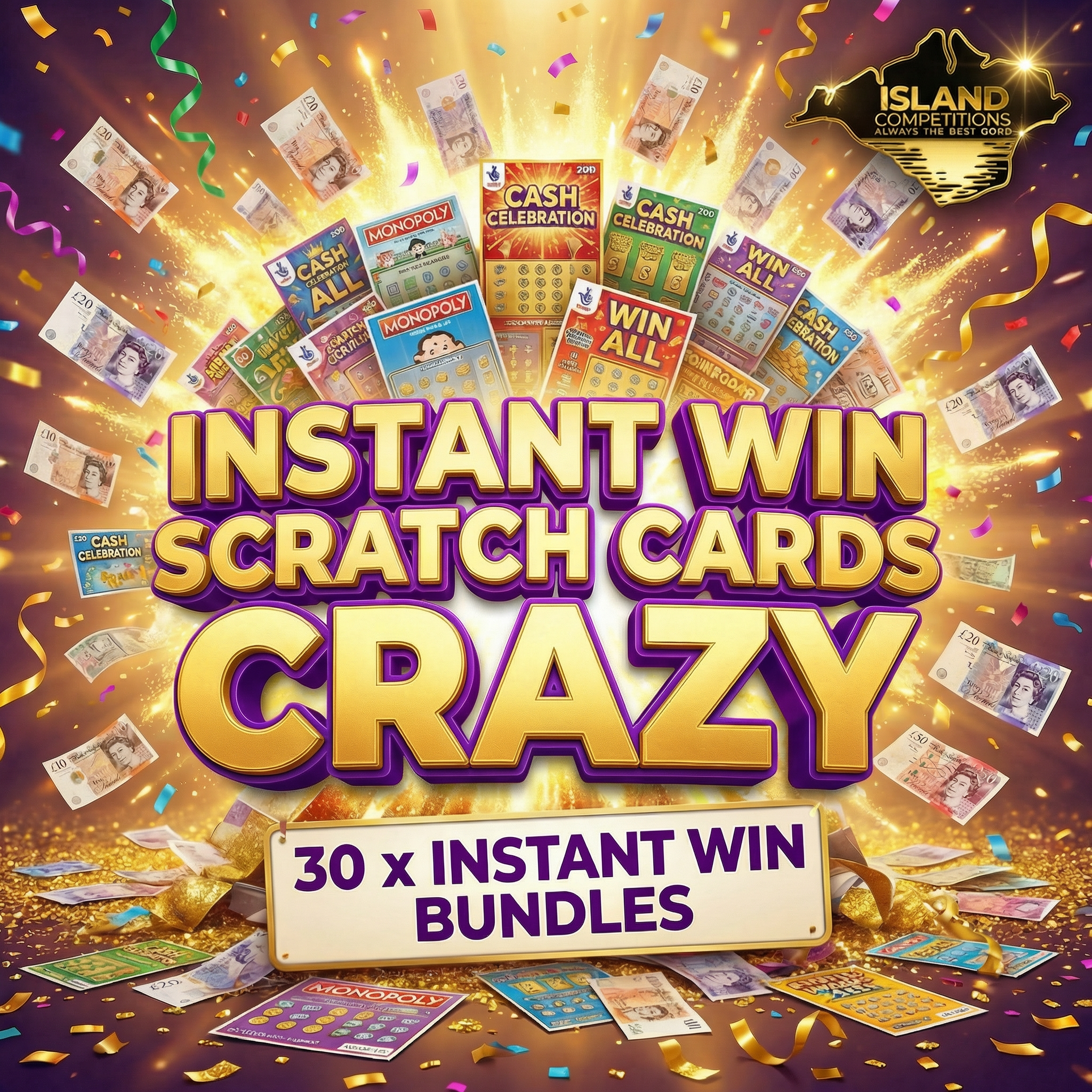 Instant Win Scratch Cards Crazy ~~~~~~~~~~~~~ ~~~~~~~~~~~~ | Island ...