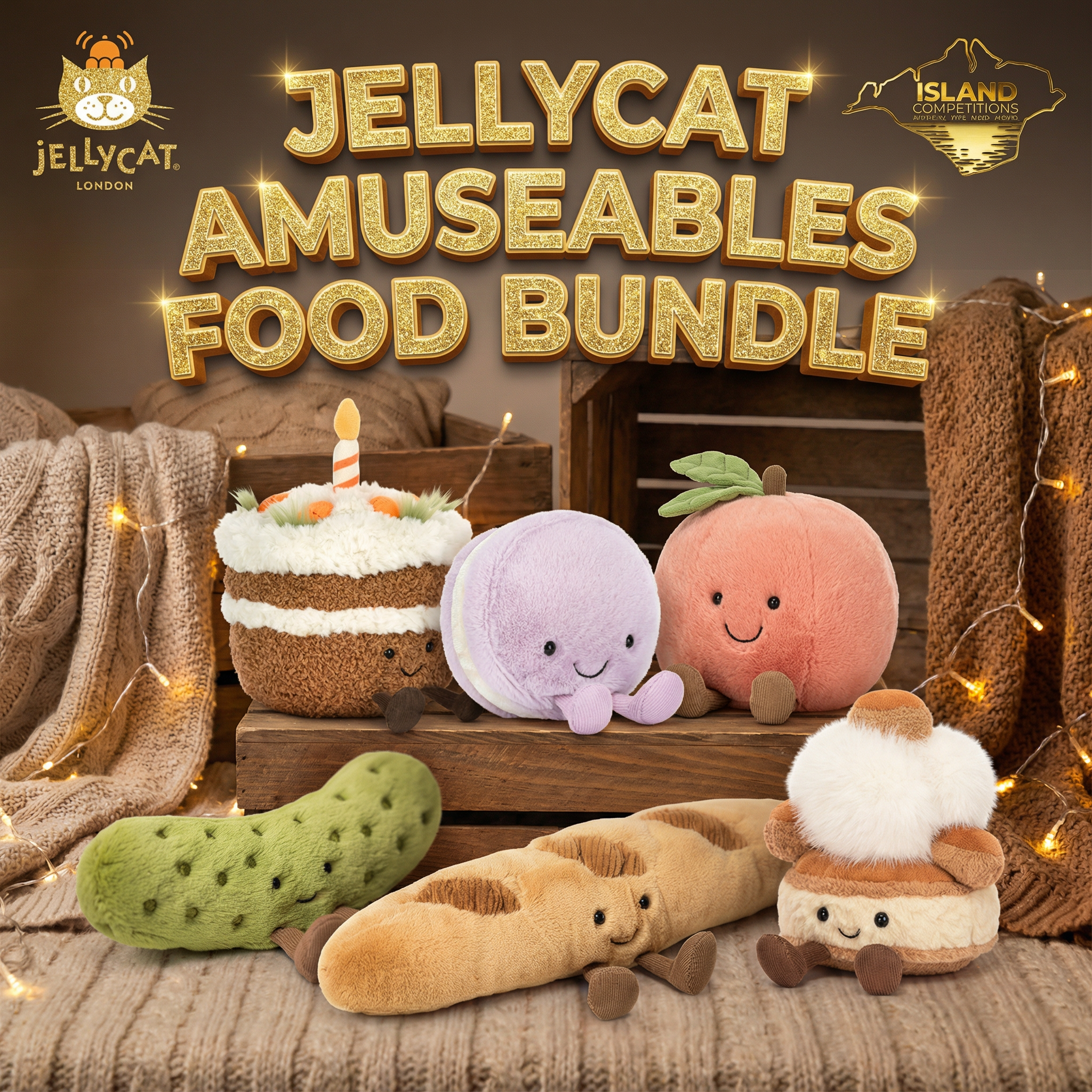 Jellycat Amuseables Food Bundle | Island Competitions