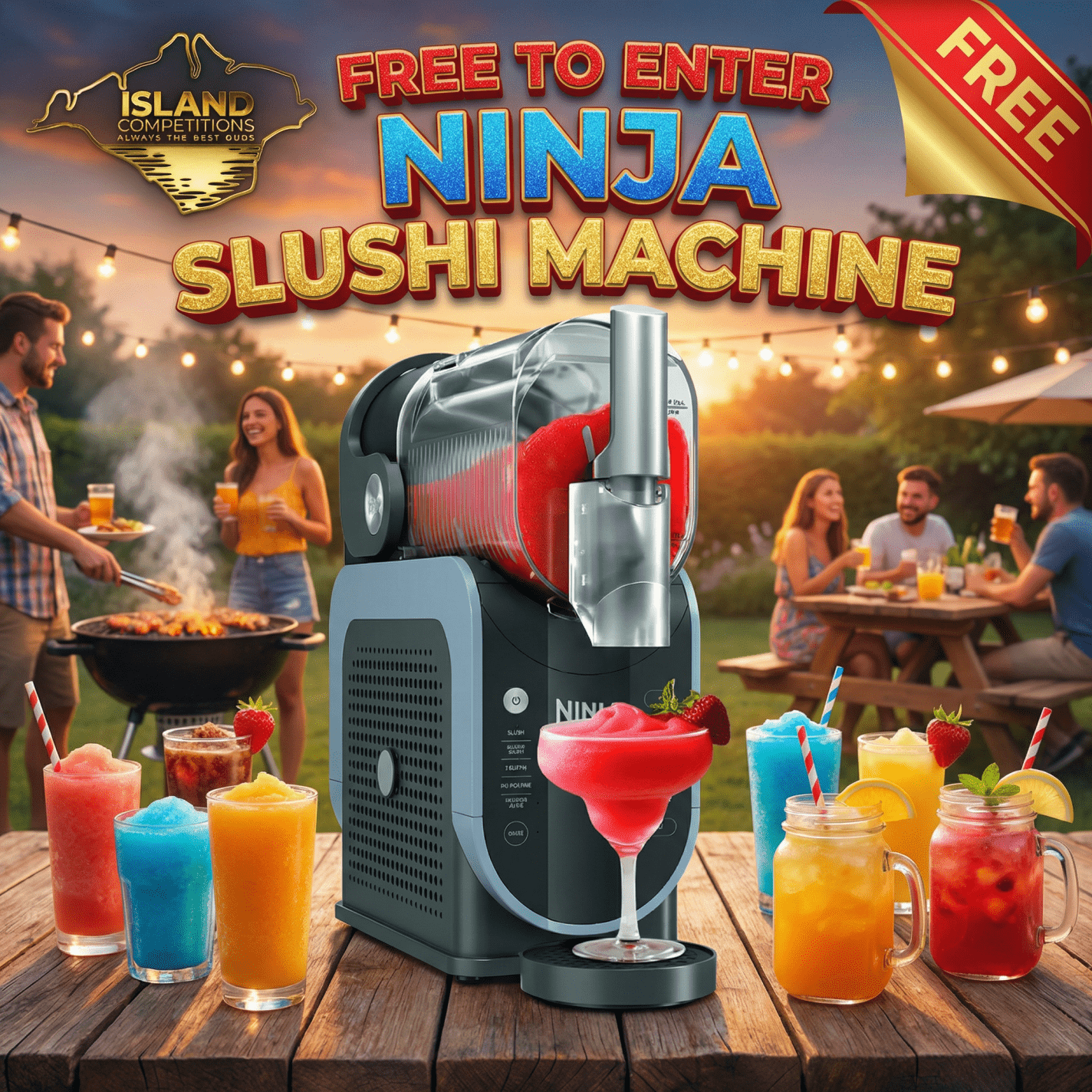 FREE To Enter Ninja Slushi Machine ~~~~~~~~~~~~~~~~~~ | Island Competitions