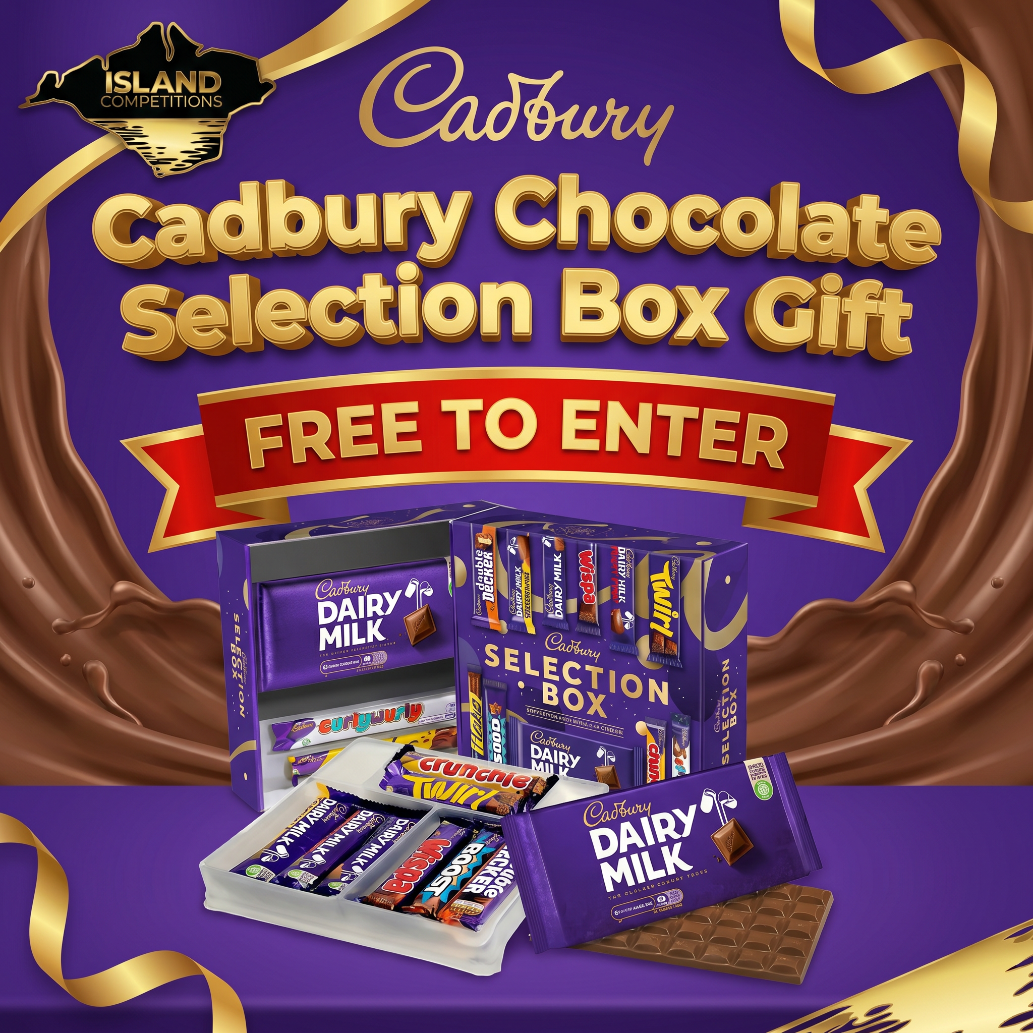 Cadbury Chocolate Selection Box Gift | Island Competitions